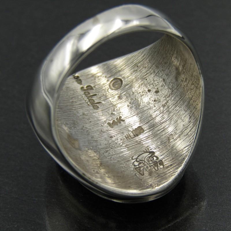 美品 Jason Takala ホピ族 リング 14K メイズ ジェイソンタカラ 美品 Jason Takala ホピ族 リング 14K メイズ ジェイソンタカラ