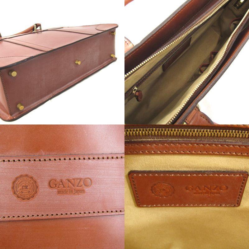 GANZO 未使用 ガンゾ ブリーフケース BRIDLE 58955 ブライドルレザー ビジネスバッグ ブラウン ヘーゼル 61000107 : クラシック - 通販 - Yahoo!ショッピング