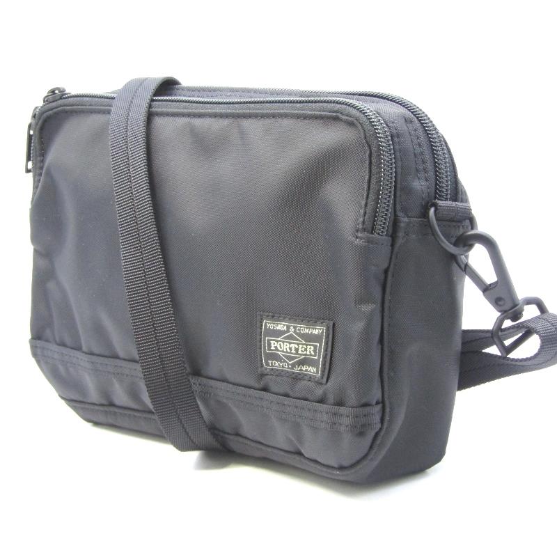 PORTER 美品 ポーター ショルダーバッグ FLASH 689-05940 フラッシュ ナイロン ポーチ 吉田カバン ブラック 黒 61000142 : クラシック - 通販 ...