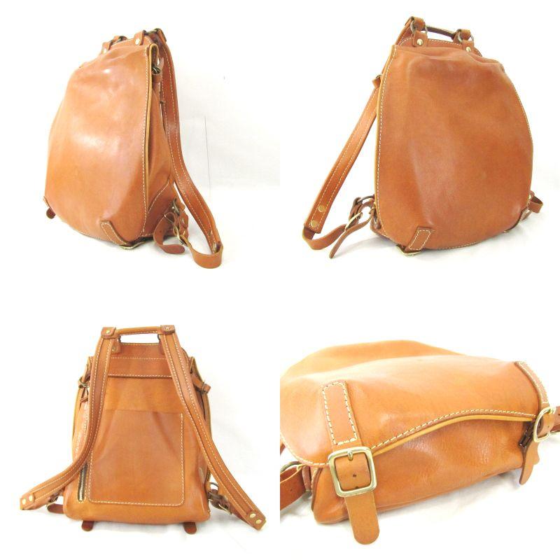 HERZ ヘルツ 総かぶせのリュックサック R-145 レザー リュック バックパック キャメル 61000416 : クラシック - 通販 - Yahoo!ショッピング