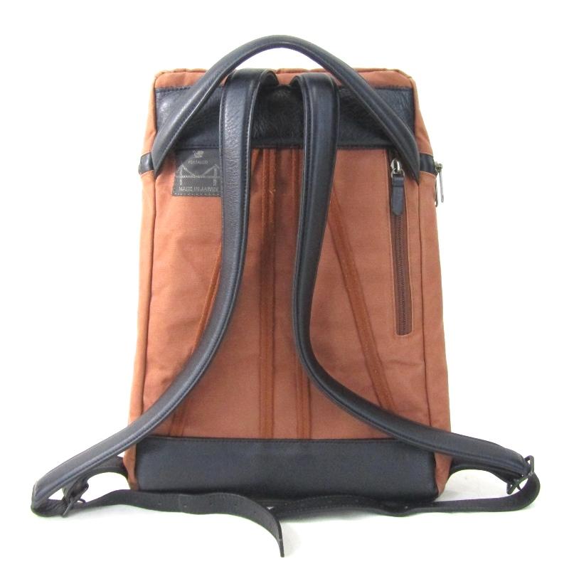 POSTALCO ポスタルコ リュック フラットパック BW バンブーワックスクロス 撥水 バックパック Brick Red 61000545 ...