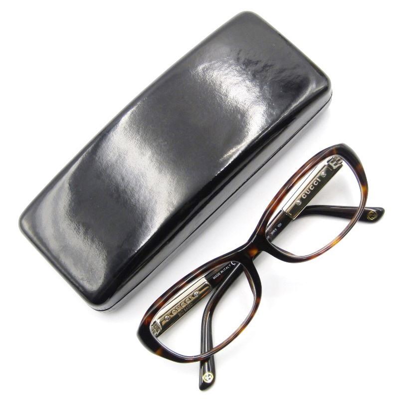 GUCCI グッチ メガネフレーム GG8002/F スクエア バンブー 竹 イタリア製 WR9 ブラウン 61000891 : クラシック ...