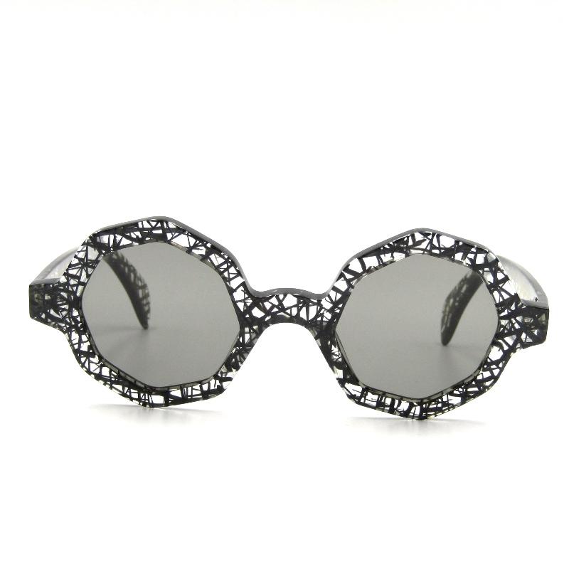 未使用 Resonance by METRONOME レゾナンスバイメトロノーム サングラス BALANCIER オクタゴン 八角形 C2 クリア/ブラック 61001435 : クラシック ...