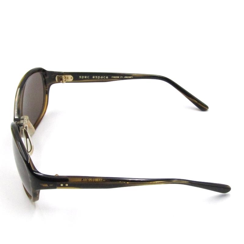 未使用 spec espace スペックエスパス サングラス ES-9015 スクエア/ウェリントン ビッグフェイス 日本製 G01 ブラウンササ2 61001590 : クラシック - 通販 ...