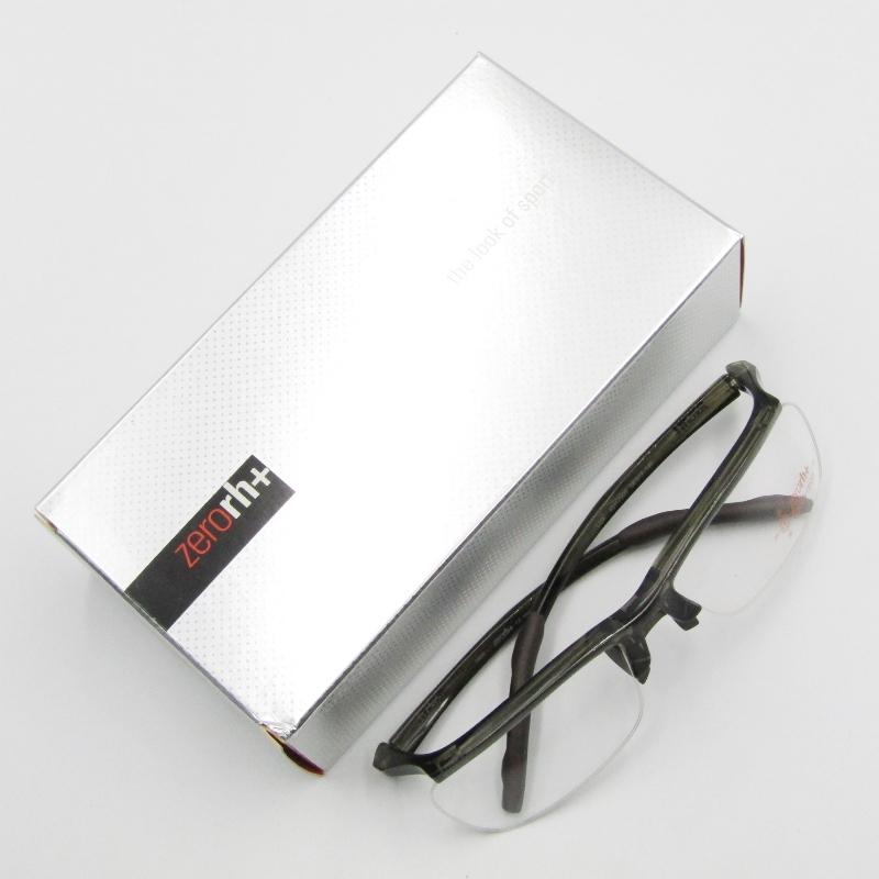 未使用 zerorh＋ ゼロアールエイチプラス メガネフレーム RH-179 LUX ハーフリム スポーツグラス 09 クリスタルブラウン 61001747 : クラシック - 通販 ...