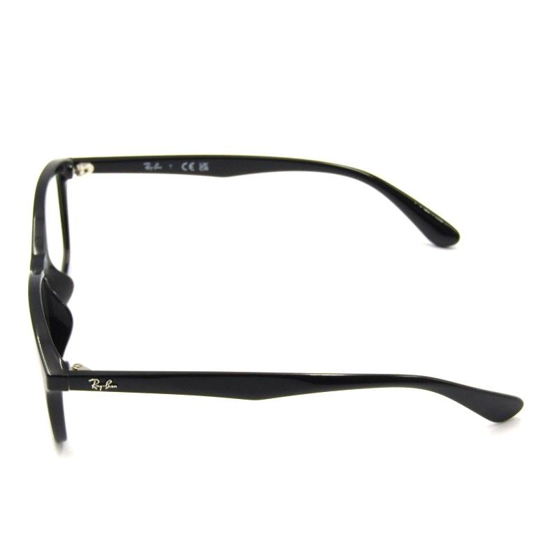Ray-Ban 美品 レイバン メガネフレーム RB7094 RX7094D スクエア フルフィット 2000 ブラック 61002166 ...