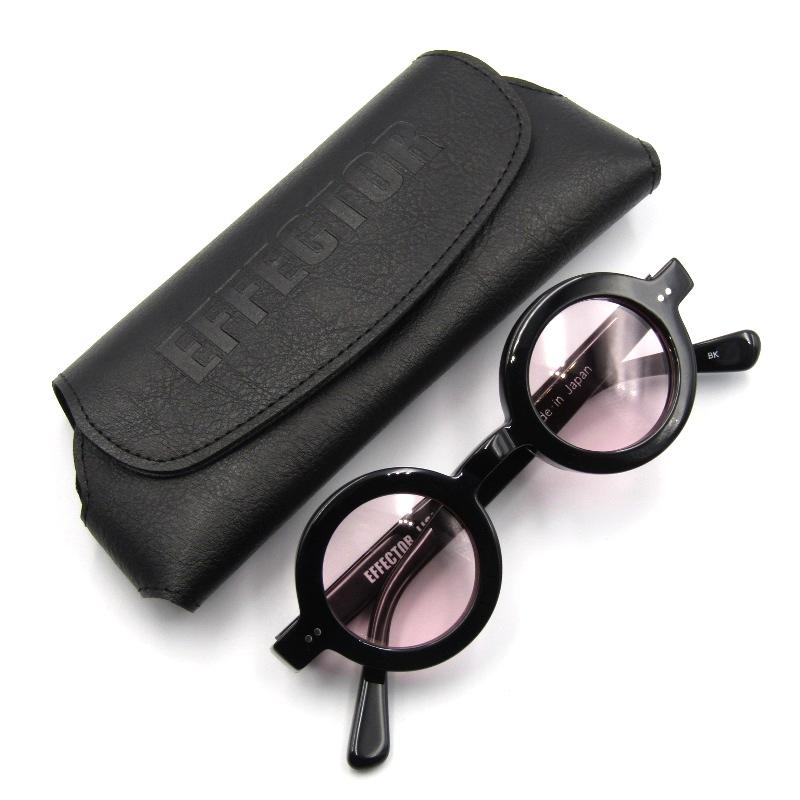 EFFECTOR 未使用 エフェクター サングラス LICK 日本製 リック ラウンド 8mm生地厚 BK 61002312 : クラシック - 通販 - Yahoo!ショッピング