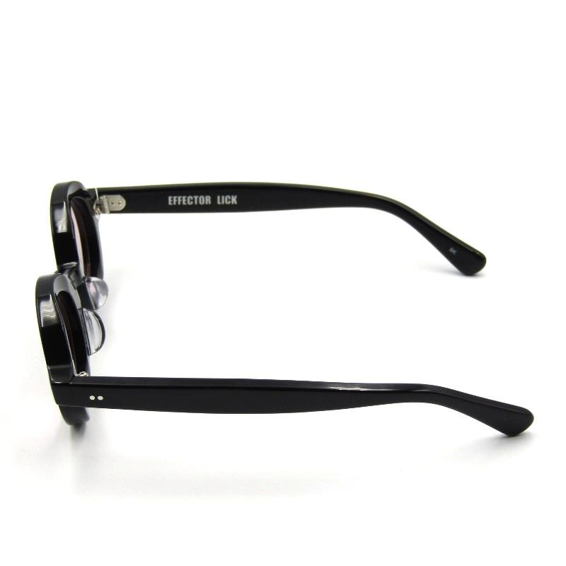 EFFECTOR 未使用 エフェクター サングラス LICK 日本製 リック ラウンド 8mm生地厚 BK 61002312 : クラシック - 通販 - Yahoo!ショッピング