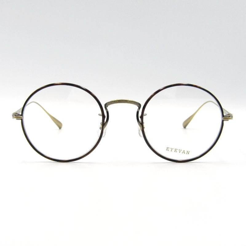 未使用 EYEVAN アイヴァン メガネフレーム Merced 44 日本製 メルセド ラウンド 七宝リム AG-C アンティークゴールド/デミ 61002389 : クラシック - 通販 ...