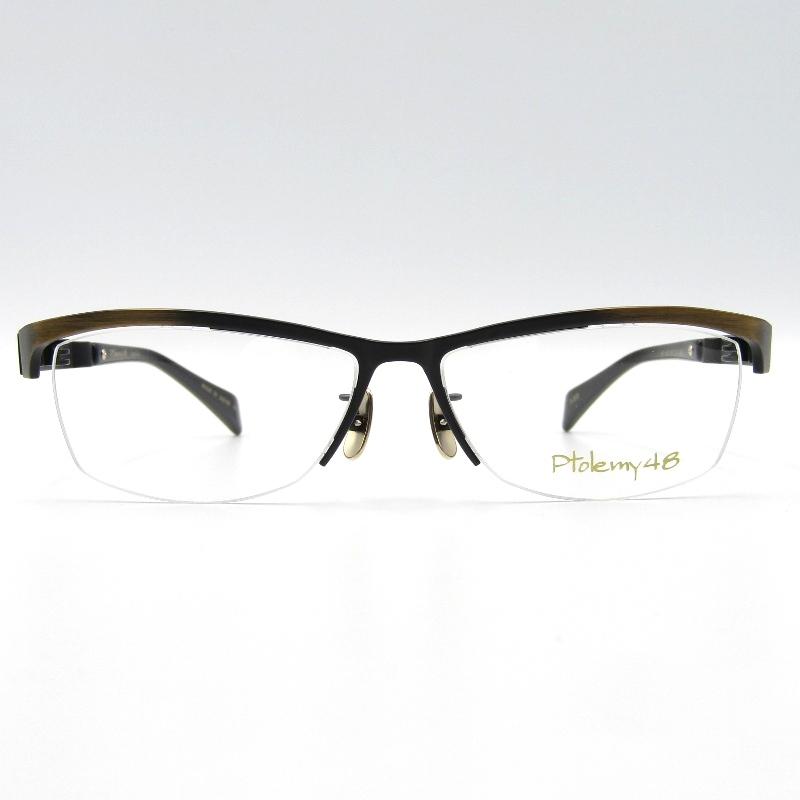 未使用 Ptolemy48 トレミー48 メガネフレーム AP-040 APOLLON 日本製 アポロン メタルブロウ ABR アンティークブラウン 61002749 : クラシック - 通販 ...