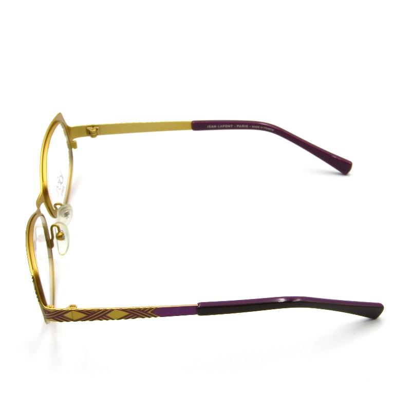 未使用 Lafont ラフォン メガネフレーム OMBLINE フランス製 オンブリン オーバル シートメタル 7033 パープル/ゴールド 61003049 : クラシック - 通販 ...