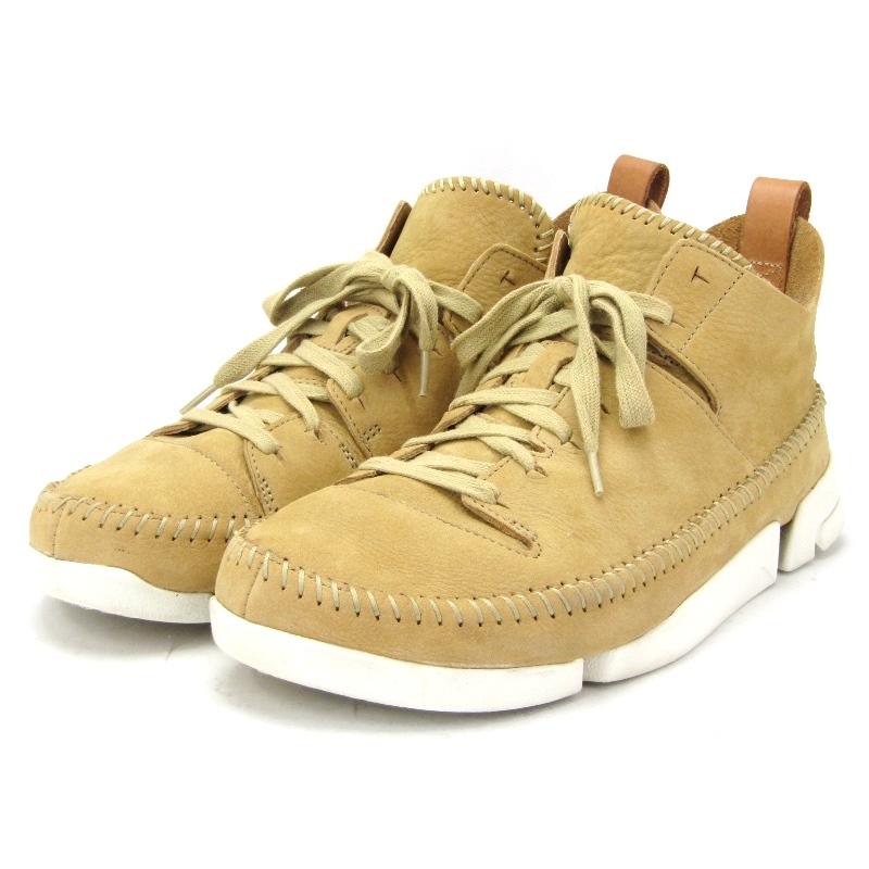 Clarks クラークス Trigenic Flex 13285 トライジェニックフレックス ベージュ 27cm 箱付スニーカー 中古 ...