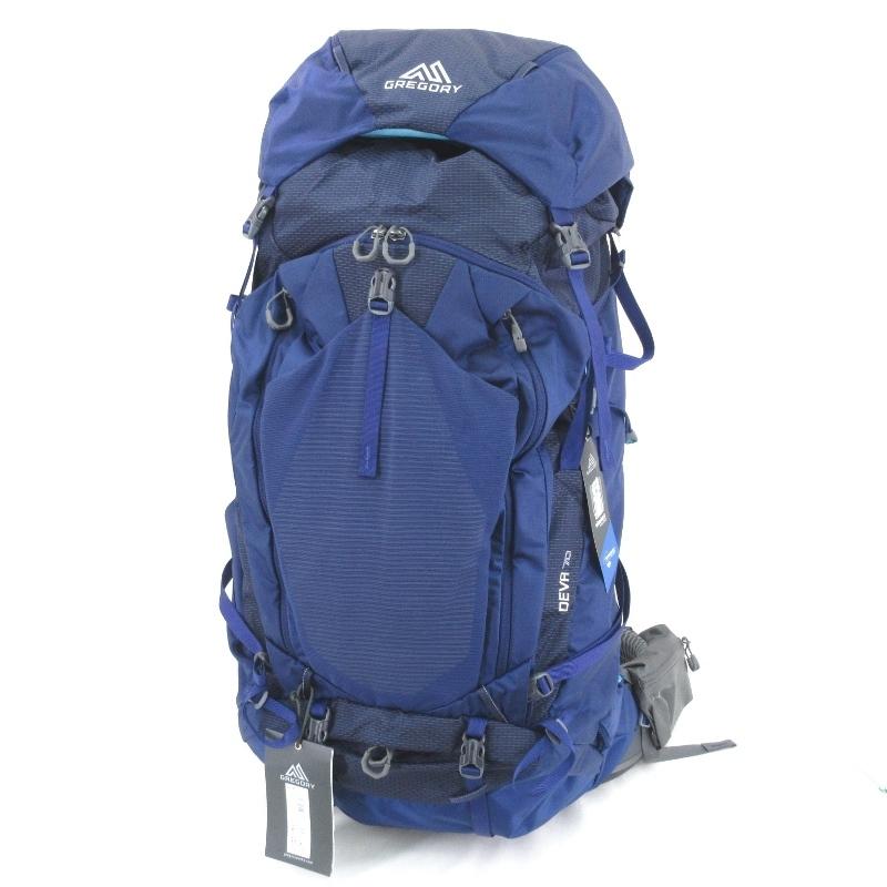 GREGORY 未使用 グレゴリー バックパック 91624 DEVA 70 ディバ レディース リュック 登山 アウトドア ノクターンブルー M バッグ 鞄 中古 65000811 ...