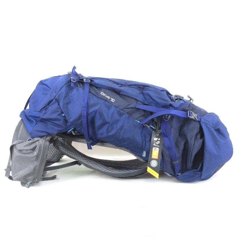 GREGORY 未使用 グレゴリー バックパック 91624 DEVA 70 ディバ レディース リュック 登山 アウトドア ノクターンブルー M バッグ 鞄 中古 65000811 ...