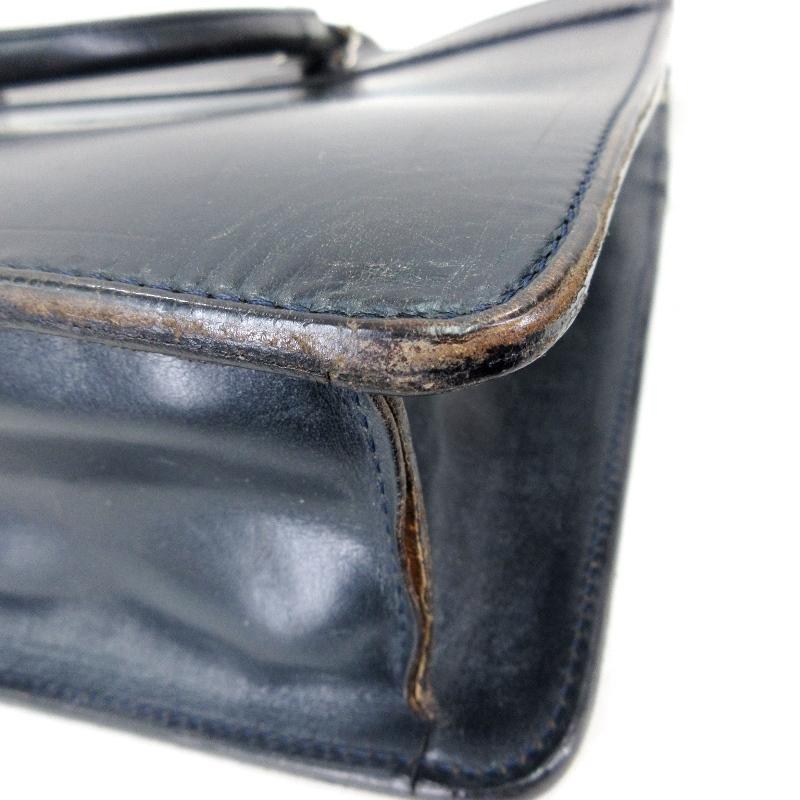 Whitehouse Cox ホワイトハウスコックス ブリーフケース L9892 BRIDLE ブライドルレザー ビジネスバッグ ネイビー 紺 ...