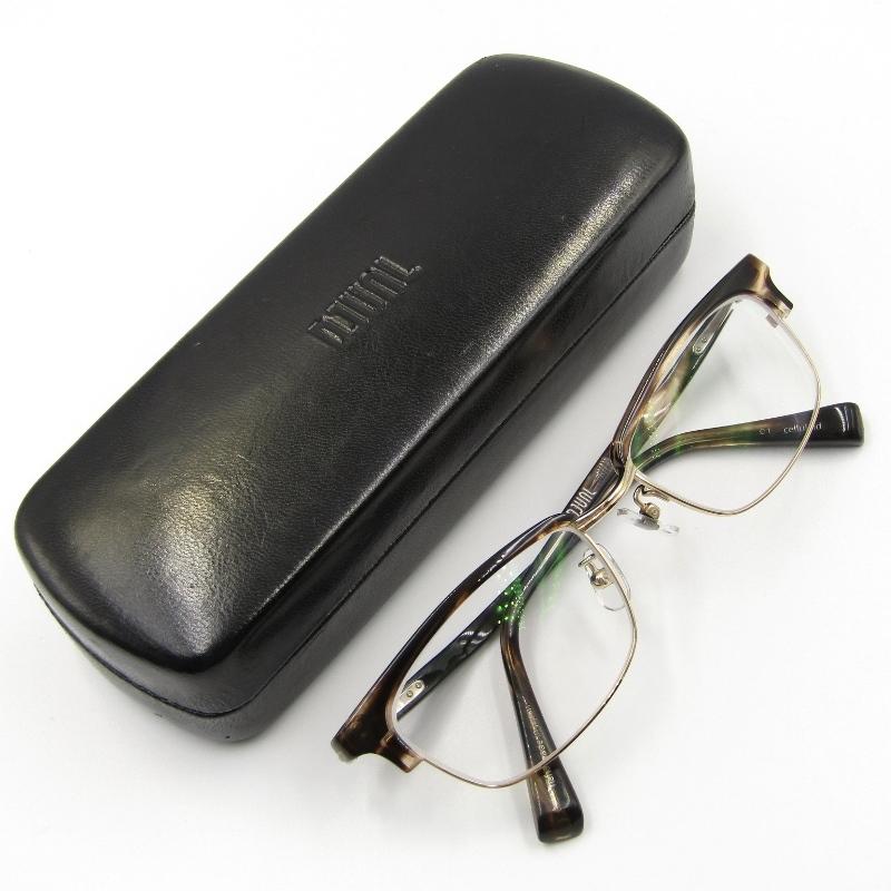 DJUAL デュアル メガネフレーム CZ-02S セルロイド ブロウ スクエア ブラックササ/ライトゴールド 度入り 65002859 : クラシック - 通販 - Yahoo!ショッピング