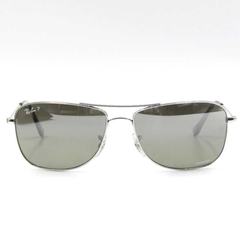 Ray-Ban レイバン サングラス RB3543 003/5J CHROMANCE クロマンス ティアドロップ 偏光 シルバー ...