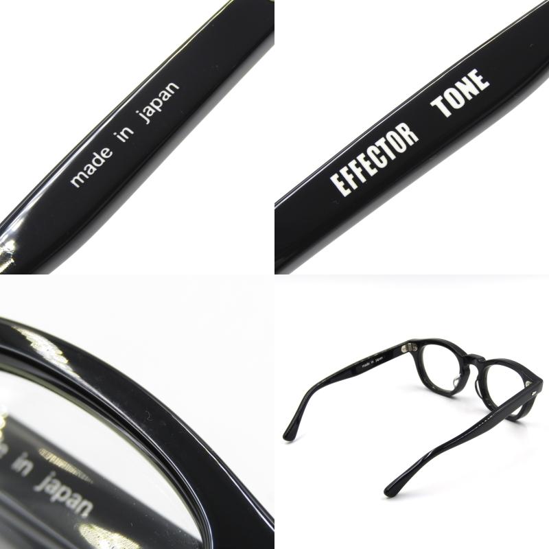 EFFECTOR 未使用 エフェクター サングラス TONE トーン ボスリントン 8mm生地 日本製 ブラック 黒 65003194 : クラシック - 通販 - Yahoo!ショッピング