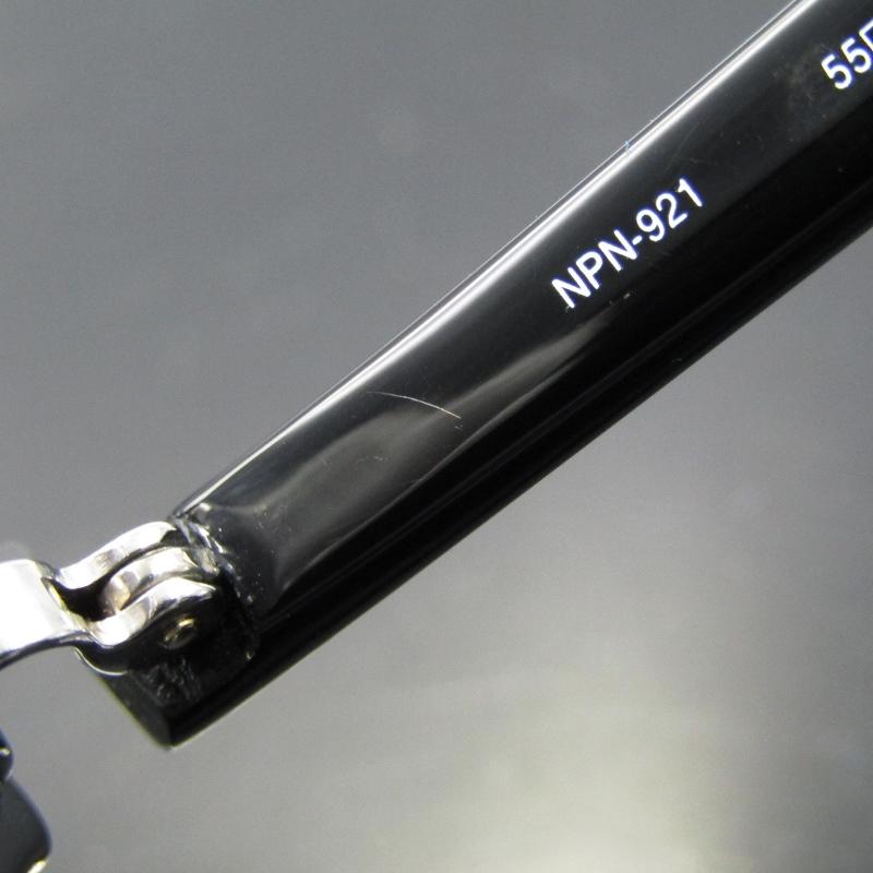 999.9（アイウェア） 良品 999.9 フォーナインズ メガネフレーム NPN-921 ウェリントン ナイロール 日本製 90 ブラック 度入り 65003469 : クラシック - 通販 ...