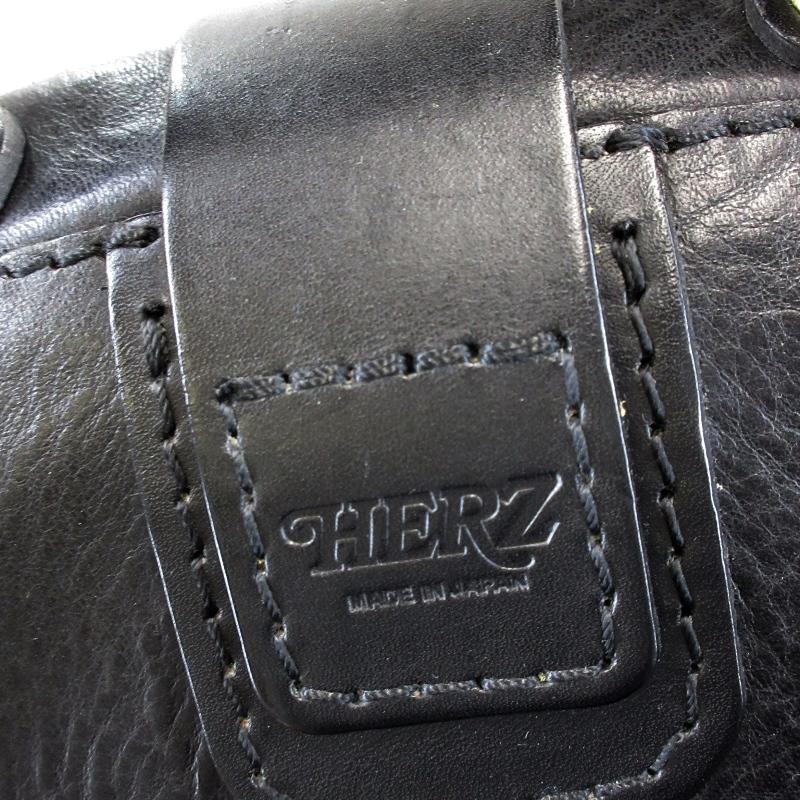 HERZ 良品 ヘルツ わんぱくリュック R-144-M 1paku スターレ レザーデイパック バックパック リュックサック ブラック 黒 65003573 : クラシック - 通販 ...