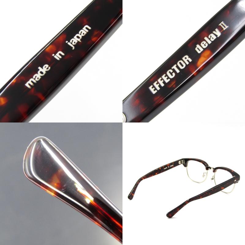 未使用 EFFECTOR エフェクター サングラス delay II ディレイ2 サーモント ブロウ 8mm生地 日本製 TUR トートイズ 65003668 :65003668:クラシック ...