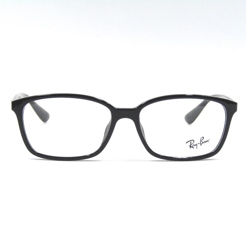 Ray-Ban 未使用 レイバン メガネフレーム RB7094D 2000 RX7094Dスクエア アジアンフィット ブラック 黒 ...