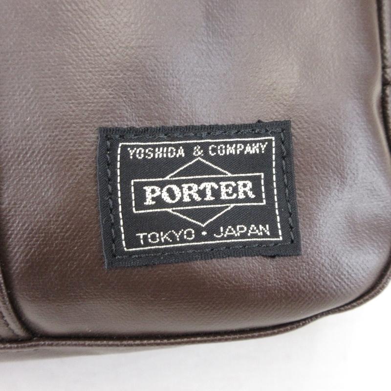 PORTER 美品 ポーター トートバッグ フリースタイル 707-07172 横型トートバッグ FREE STYLE ブラウン 茶 ...
