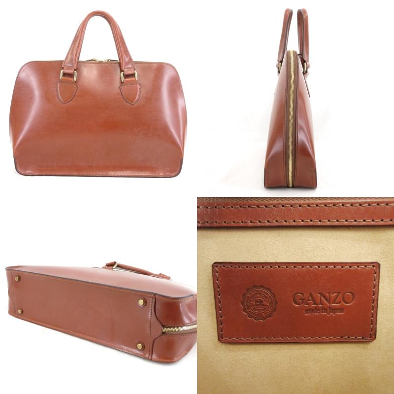 GANZO 未使用 ガンゾ ブリーフケース BRIDLE 57294 ブライドル レザー ビジネスバッグ ブラウン ヘーゼル 65004298 : クラシック - 通販 - Yahoo!ショッピング