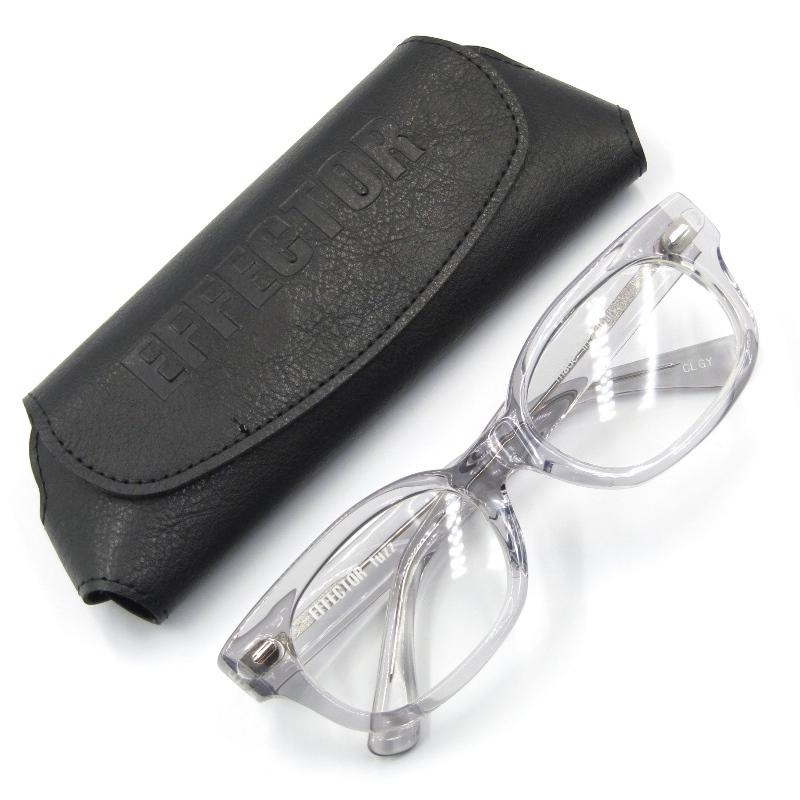 EFFECTOR 未使用 エフェクター サングラス fuzz ファズ ウェリントン 8mm生地 日本製 CLGY クリアグレー 65004429 : クラシック - 通販 - Yahoo!ショッピング