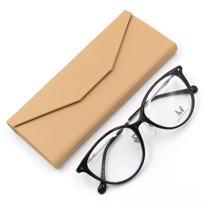 未使用 Michopa Collaboration みちょぱコラボ メガネフレーム Mii-1006 フォックス コンビ 中国製 1 ブラック ...