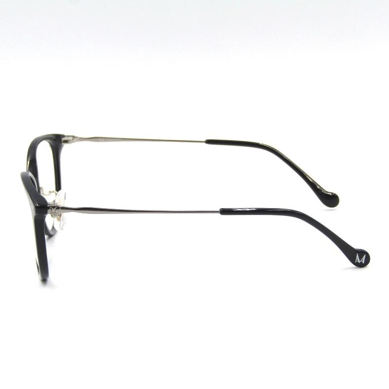 未使用 Michopa Collaboration みちょぱコラボ メガネフレーム Mii-1006 フォックス コンビ 中国製 1 ブラック ...