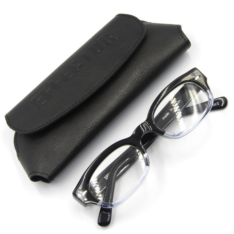 未使用 EFFECTOR エフェクター サングラス crunch クランチ ウェリントン オーバル 8mm生地 日本製 BKII 65005160 : 65005160 : クラシック ...
