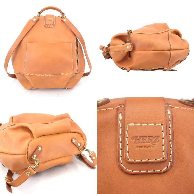 HERZ ヘルツ わんぱくリュック R-144 M レザー 1paku 訳あり キャメル 65005233 : クラシック - 通販 - Yahoo!ショッピング