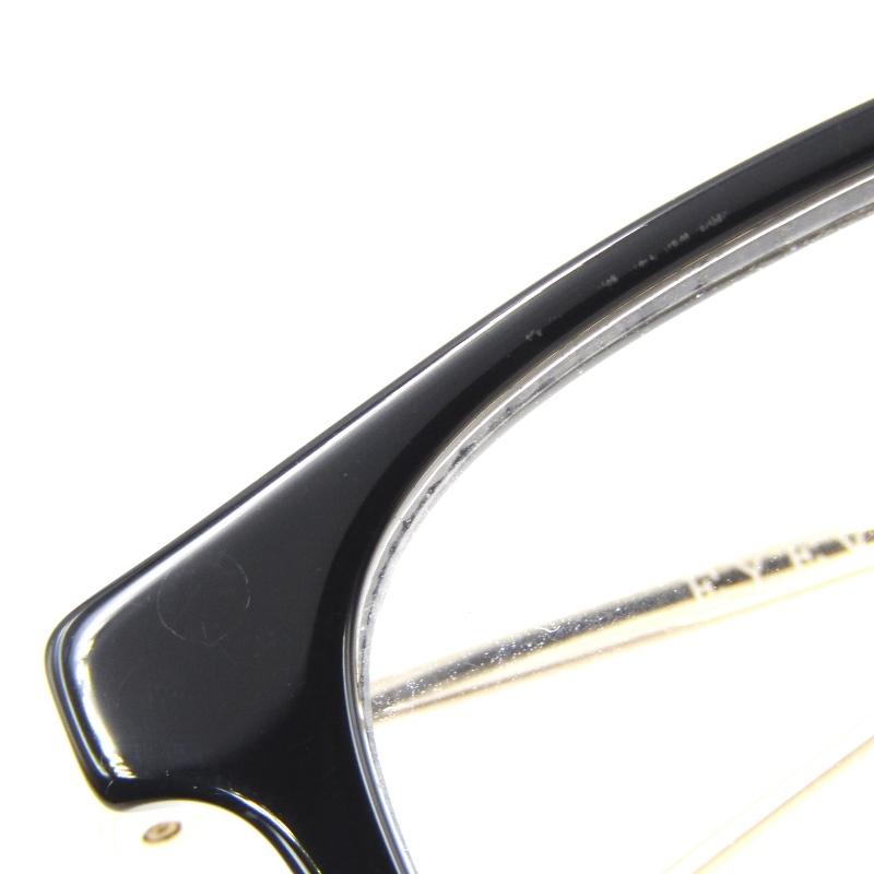 美品 EYEVAN アイヴァン メガネフレーム Vincent ヴィンセント ウェリントン コンビ 日本製 PBK/G ピアノブラック/ゴールド 65005409 : クラシック - 通販 ...