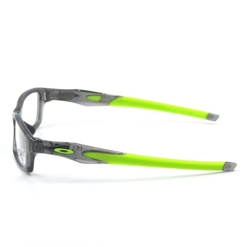 OAKLEY 未使用 オークリー メガネフレーム OX8118-0256 CROSSLINK クロスリンク スクエア ASIA FIT Polish Grey Smoke 65005475 ...