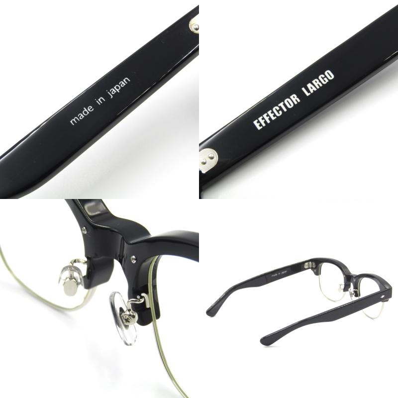 EFFECTOR 未使用 エフェクター サングラス LARGO ラルゴ ブロウ 8mm生地厚 日本製 ブラック 黒 65005580 : クラシック - 通販 - Yahoo!ショッピング