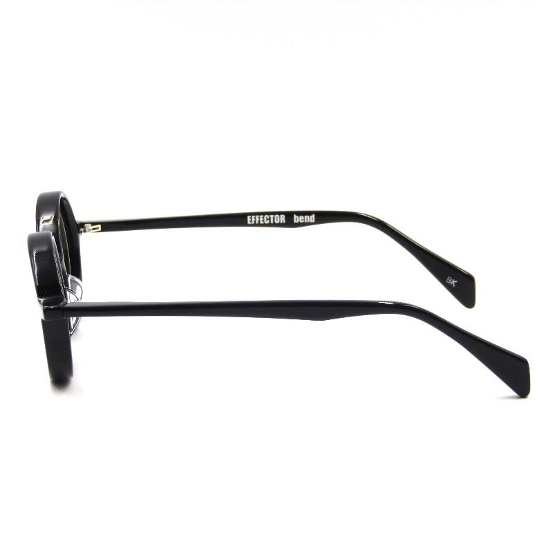 未使用 EFFECTOR エフェクター サングラス bend ベンド ラウンド テンプル8mm生地 日本製 ブラック 黒 65005582 : 65005582 : クラシック - 通販 ...