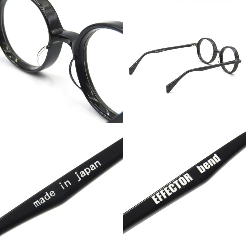 未使用 EFFECTOR エフェクター サングラス bend ベンド ラウンド テンプル8mm生地 日本製 ブラック 黒 65005582 : 65005582 : クラシック - 通販 ...