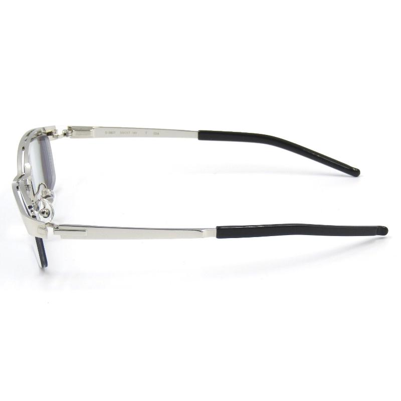 999.9（アイウェア） 999.9 フォーナインズ メガネフレーム S-380T メタルブロウ ダブルフロント 日本製 2 シルバー 度入り 65006191 : クラシック - 通販 ...