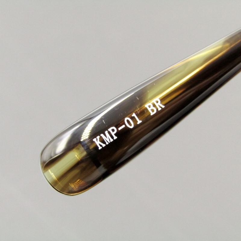 金子眼鏡店 美品 金子眼鏡 カネコガンキョウ メガネフレーム KMP-01 スクエア ハーフリム 日本製 BR ブラウン 65006285 : クラシック - 通販 - Yahoo!ショッピング