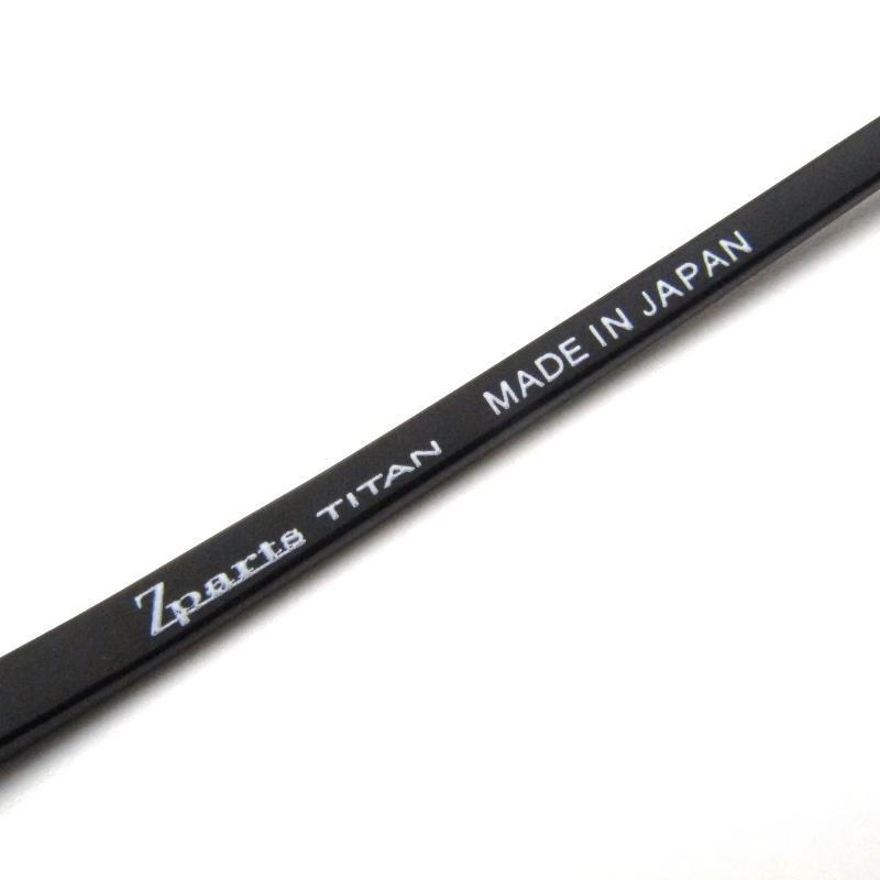 美品 Zparts ジーパーツ メガネフレーム Z-139 クラウンパント シートメタル 日本製 BLIP IP Brush Black 度入り 65006303 : クラシック - 通販 ...