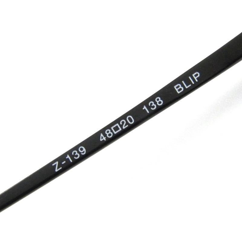 美品 Zparts ジーパーツ メガネフレーム Z-139 クラウンパント シートメタル 日本製 BLIP IP Brush Black 度入り 65006303 : クラシック - 通販 ...