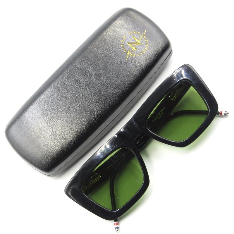 THOM BROWNE トムブラウン サングラス TBS415-52-01AF ウェリントン アジアンフィット 日本製 ブラック 黒 ...