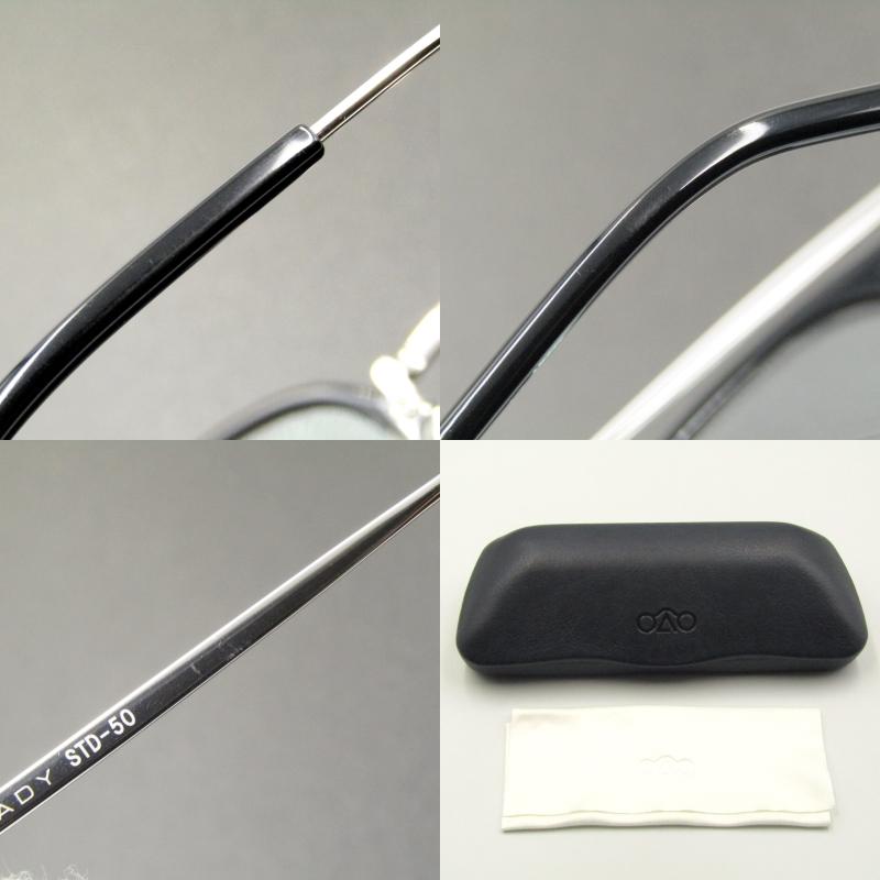 未使用 STEADY ステディ メガネフレーム STD-50 ウェリントン コンビ 日本製 1 ブラック/シルバー 65006423 : 65006423 : クラシック - 通販 ...