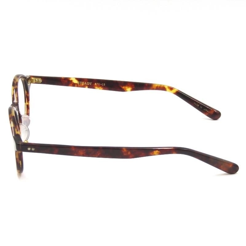 未使用 STEADY ステディ メガネフレーム STD-03 オーバル ラウンド 日本製 2 デミブラウン 65006427 : クラシック - 通販 - Yahoo!ショッピング