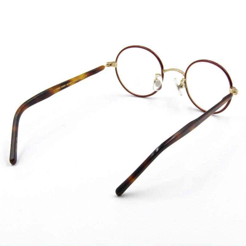 未使用 STEADY ステディ メガネフレーム STD-56 ラウンド コンビ 日本製 4 レッド/ゴールド/デミブラウン 65006479 : クラシック - 通販 - Yahoo!ショッピング