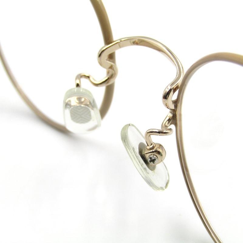 未使用 STEADY ステディ メガネフレーム STD-55 ラウンド 日本製 4 ゴールド/ベージュ 65006483 : クラシック - 通販 - Yahoo!ショッピング