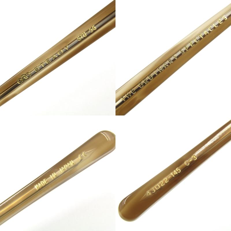 未使用 STEADY ステディ メガネフレーム STD-56 ラウンド コンビ 日本製 3 ベージュ/ゴールド/ライトブラウン 65006506 : 65006506 : クラシック - 通販 ...