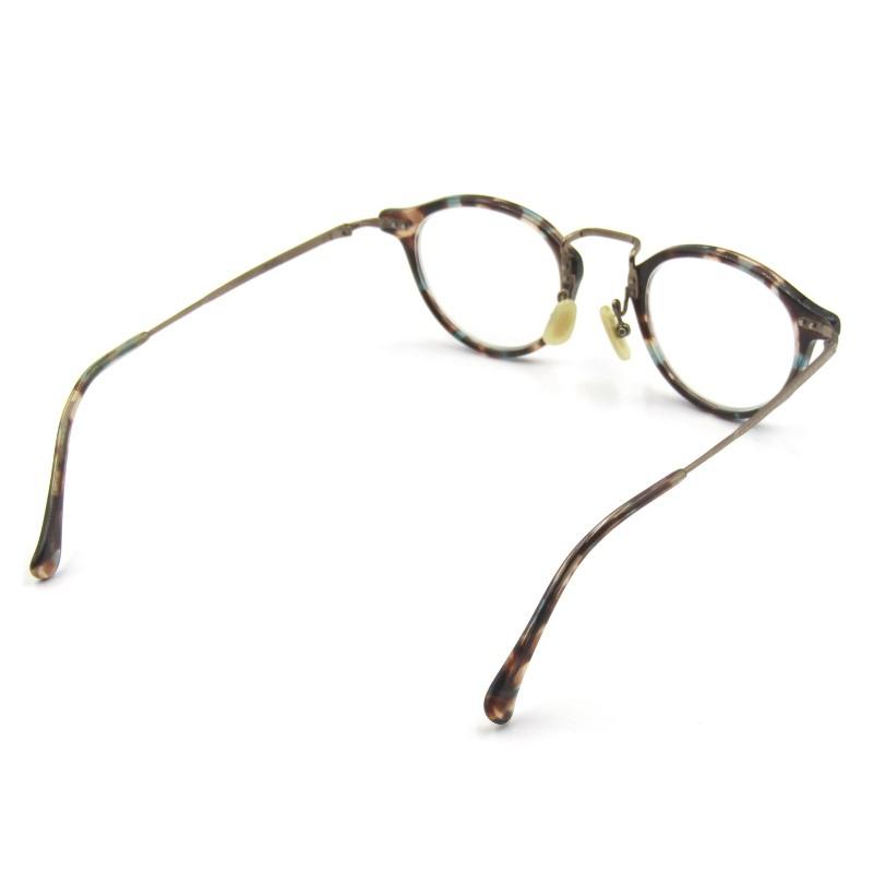 金子眼鏡店 美品 金子眼鏡 カネコガンキョウ メガネフレーム KV-145 ボストン コンビ VINTAGEシリーズ BRGR ブラウングリーン 度入り 65006638 : クラシック ...