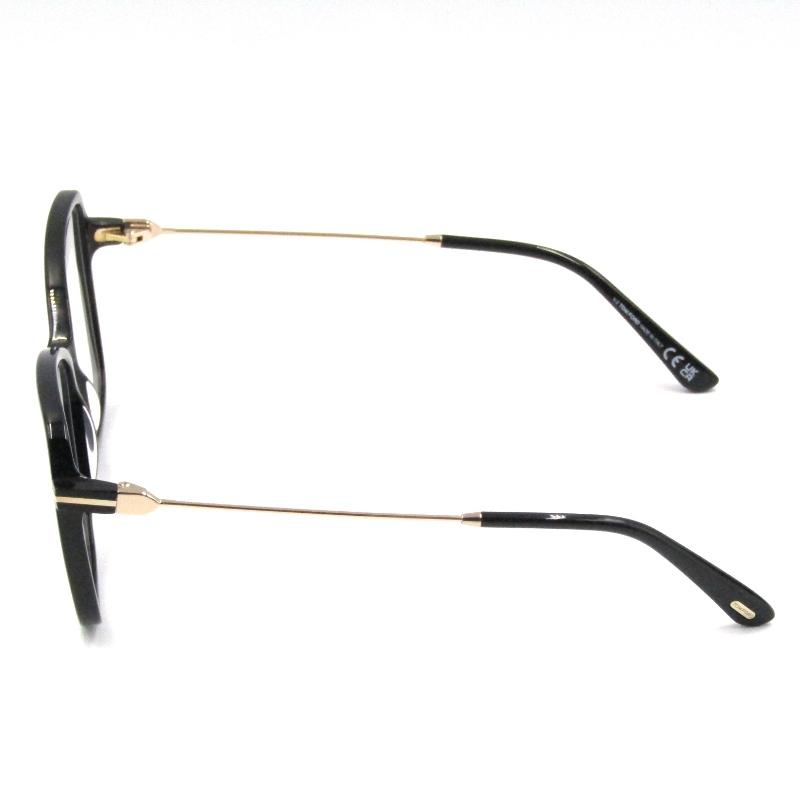 TOM FORD 未使用 トムフォード メガネフレーム TF5953-B バタフライ USフィット コンビ イタリア製 001 ブラック ...